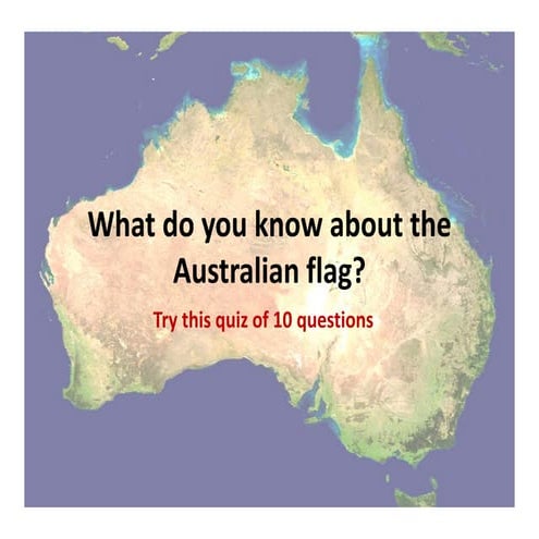 A quiz about the flag of Australia | PDF