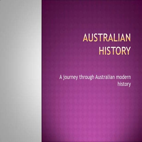 Australian history | PPT
