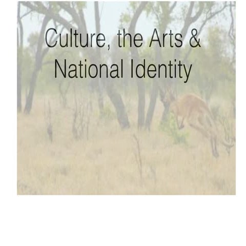 Australian Identity (the Arts) | PPT