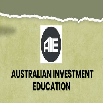 Australian Investment Education Review | PDF