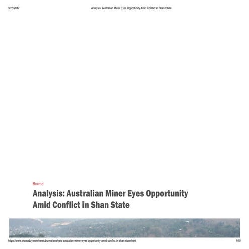 The Bawdwin Mine, Myanmar: a review of its Geological setting and ...