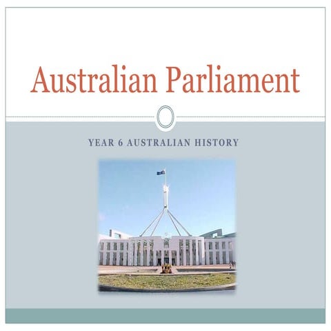 Australian Parliament | PPTX