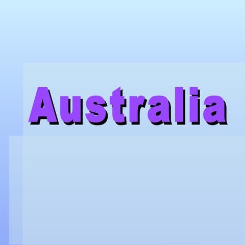 Australian culture | PPTX