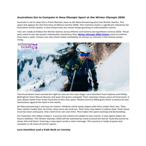Team USA Medal Predictions for Winter Olympic 2026.docx