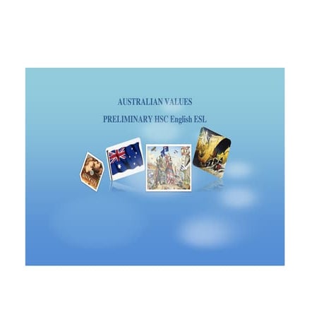 Australian values unit | PDF