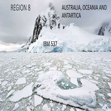 Region 8 AUSTRALIA, OCEANIA AND ANTARTICA | PPT