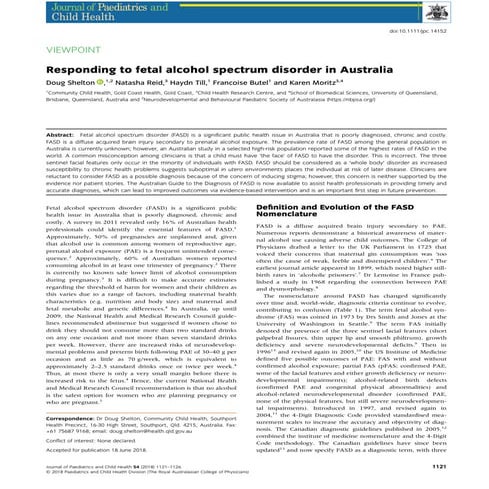 FETAL ALCOHOL SYNDROME(FAS) | PPTX