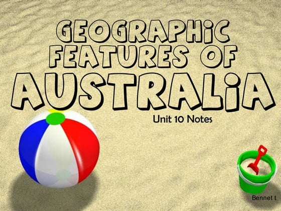 Australia physical features-chart | DOC | Australia and Oceania Travel ...