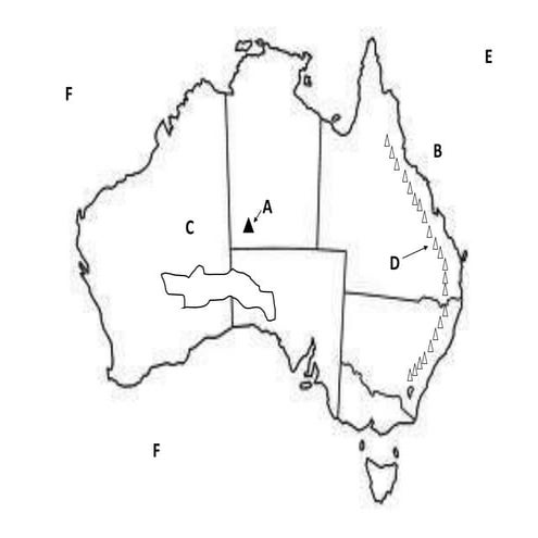 Australian Physical Map