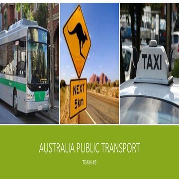 Australia public transportation | PPTX