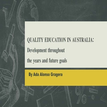 Education system Australia How to analayse | PPTX