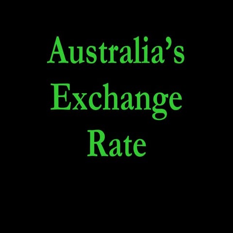 Understanding the Exchange Rate | PPT