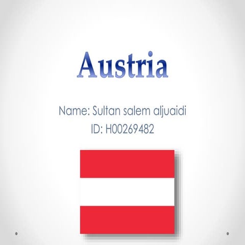 Austria | PPTX | Travel