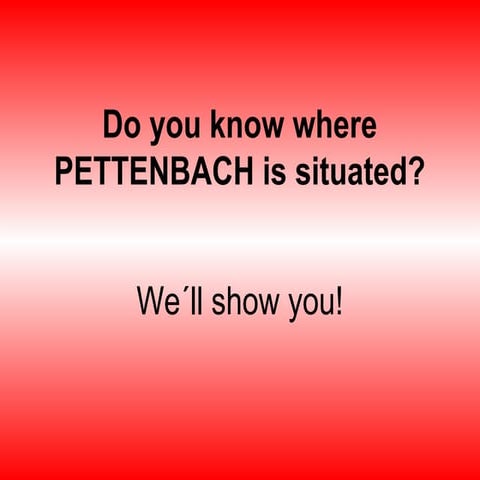 Austria do you know where pettenbach is | PPT