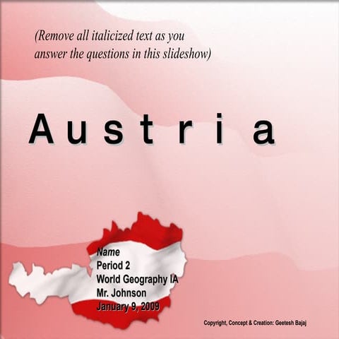 Austria Template T 2 | PPT