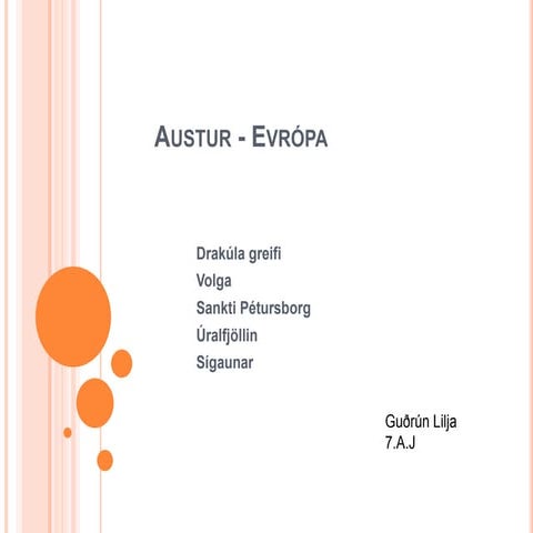 Austur - Evrópa | PPTX