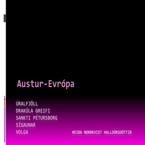 Austur evrópa | PPTX