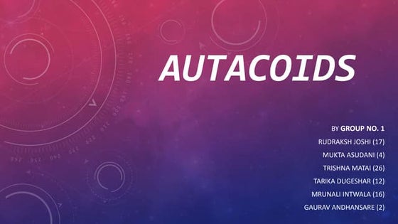 Antihistamines - Pharmacology | PDF