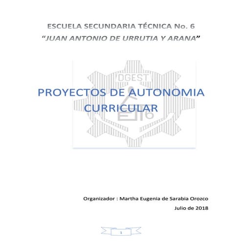 Proyectos de Autonomía Curricular, Programas de clubes para Autonomía ...