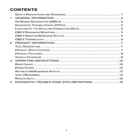 Autel MaxiScan MS300 User Manual | PDF