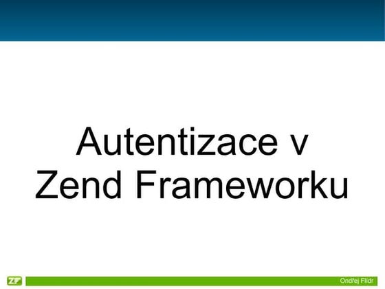 Zend_Db_Statement a Zend_Db_Profiler | PPT