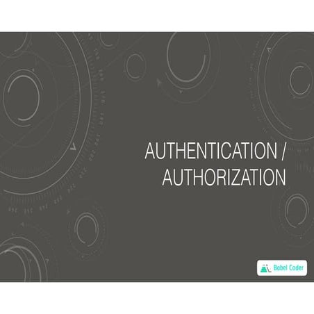 auth.pdf | Web Development | Internet