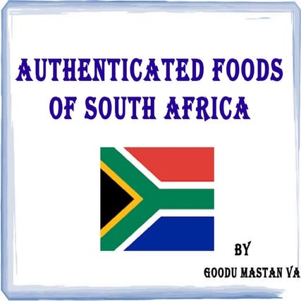 Authenticated foods south africa | ODP