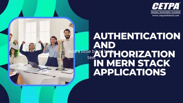 Authentication And Authorization In Mern Stack Applicationspptx Web 1147
