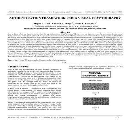 Authentication Framework Using Visual Cryptography Pdf Free Download 
