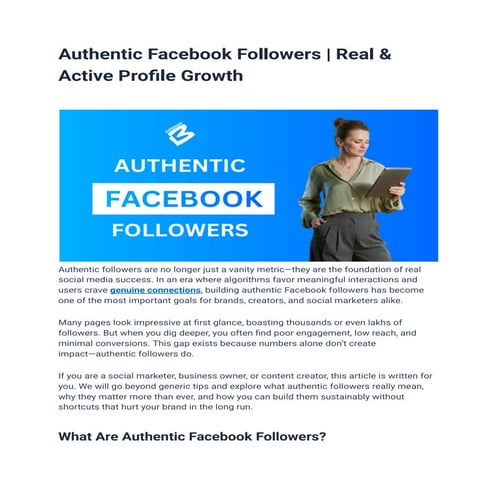 Authentic Facebook Followers Real & Active Profile Growth.pdf