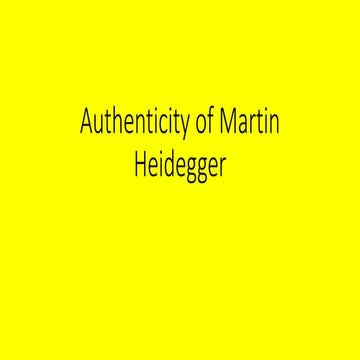 Authenticity of Martin Heidegger.pptx