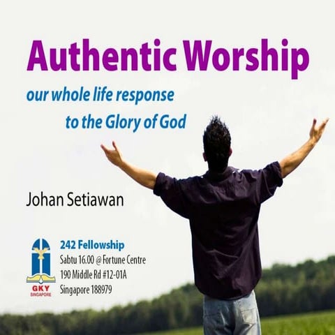 Authentic Worship | PPTX