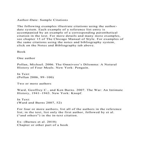 Author-Date Sample CitationsThe following examples illustrate.docx