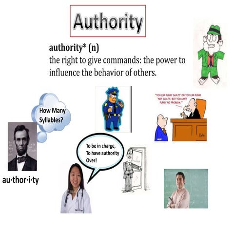 Authority | PPTX | Family and Relationships