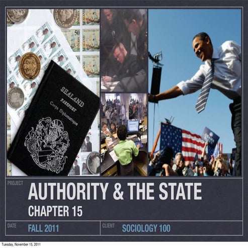 Authority & the State (Chapter 15 "You May Ask Yourself") | PDF