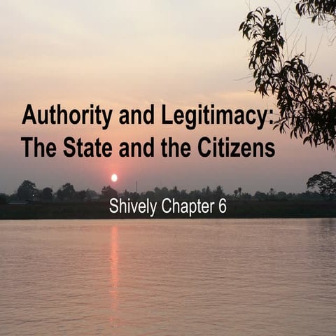 Authority and legitimacy 2 | PPT