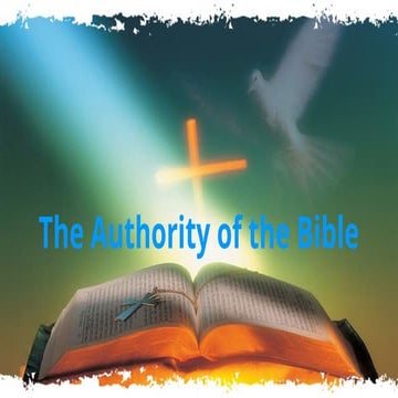 Authority of the Bible - Church of Christ.pptx