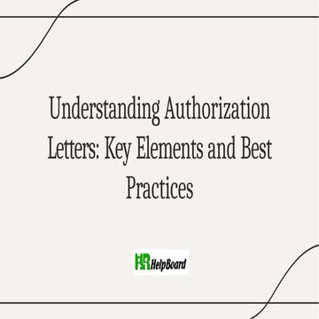 Authorization Letter Template, Authorization Letter Sample | PPTX