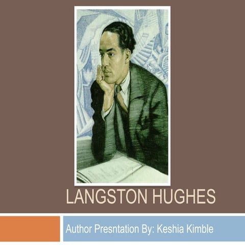 Author presentation- Langston Hughes | PPTX