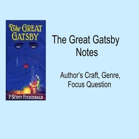 Authors Craft Notes | PPT