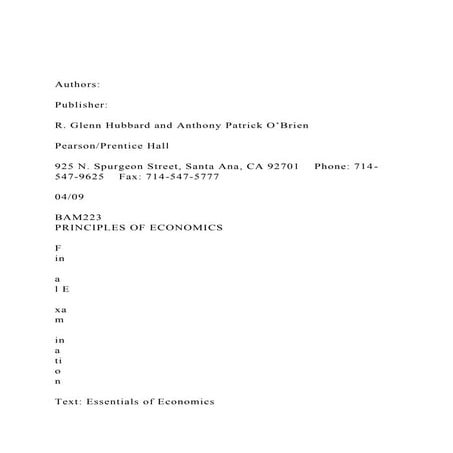 AuthorsPublisherR. Glenn Hubbard and Anthony Patrick.docx