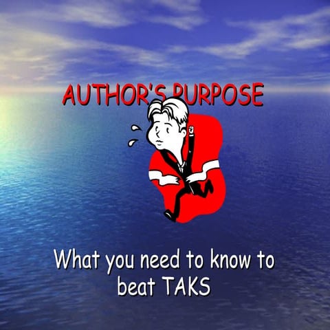 Authors Purpose Powerpoint Presentation ppt | PPT