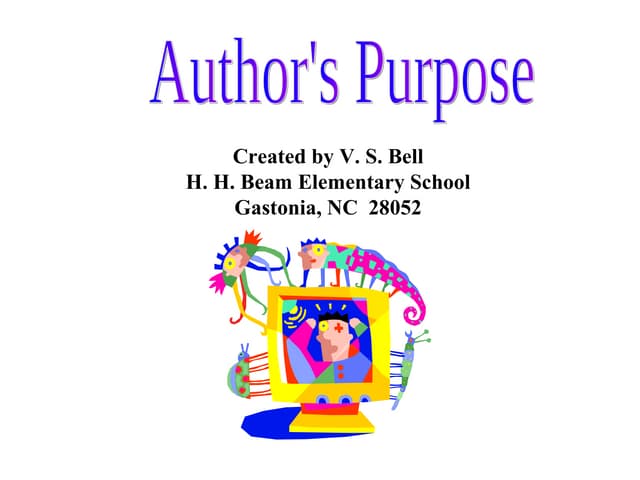 Author's Purpose | PPT