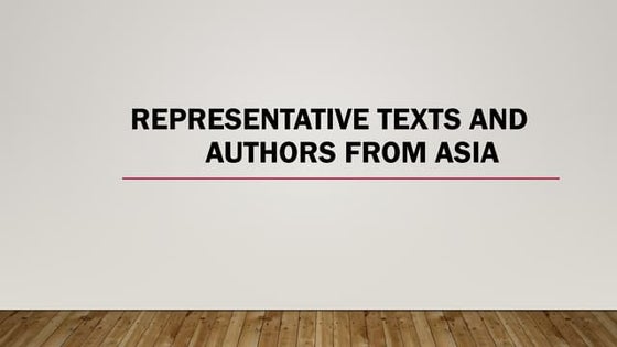 21st century asian literature | PPTX | Fiction | Books and Literature