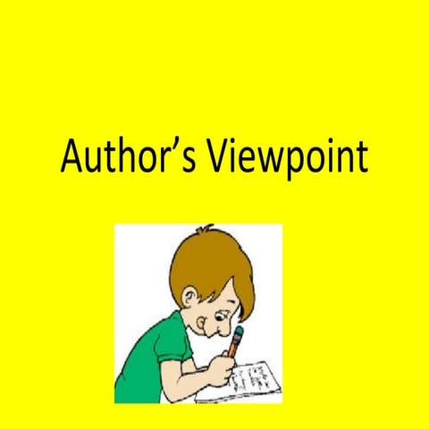 Authors+viewpointobservationfinalcopy | PPT