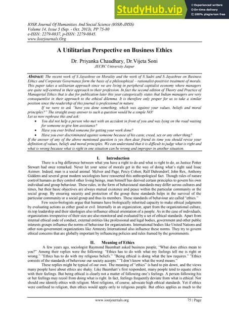 Ethics- Chapter 2 moral agent of morality | PPTX