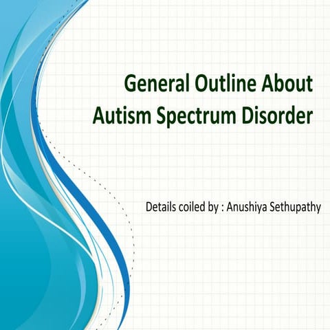 Autism awareness | PPTX