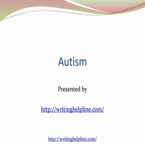 Autism | PPT