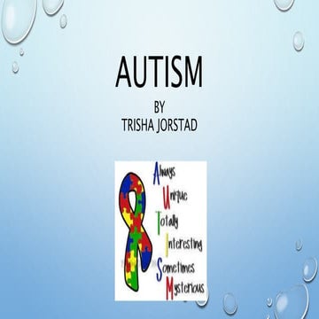 Autism | PPT