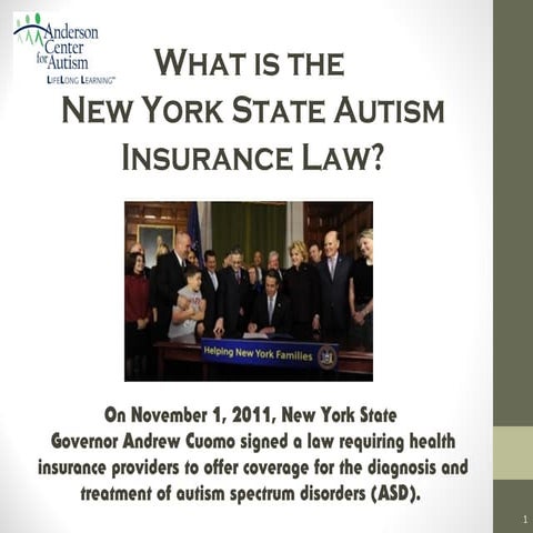 Autism Insurance PowerPoint Presentation | PPT